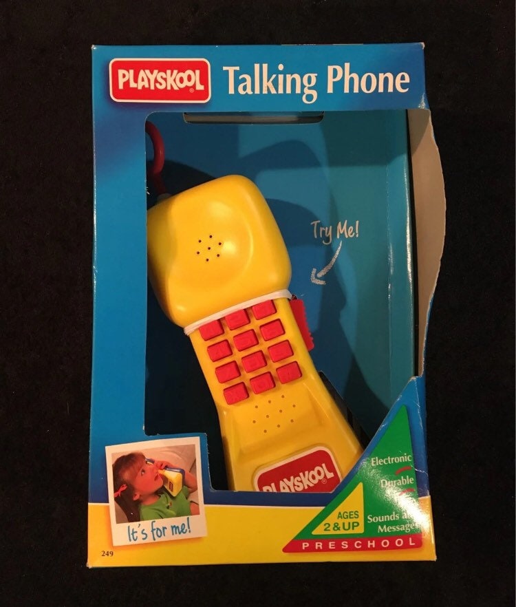 1992 Playskool Talking Phone Toy New in Box RARE - Etsy UK