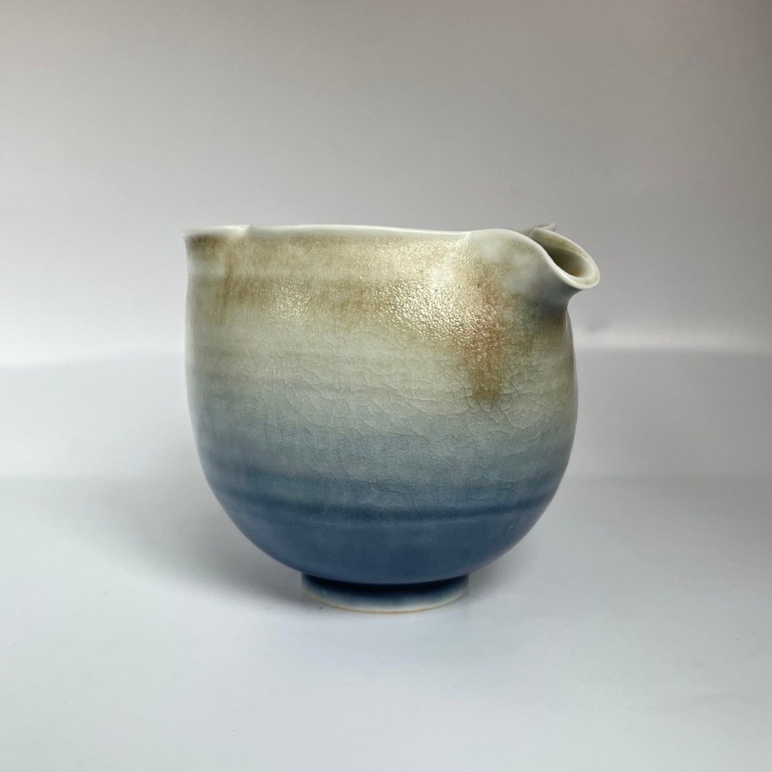 Jingdezhen Handmade Porcelain Fair Cup, Gourd Fair Cup,blue Ice ...