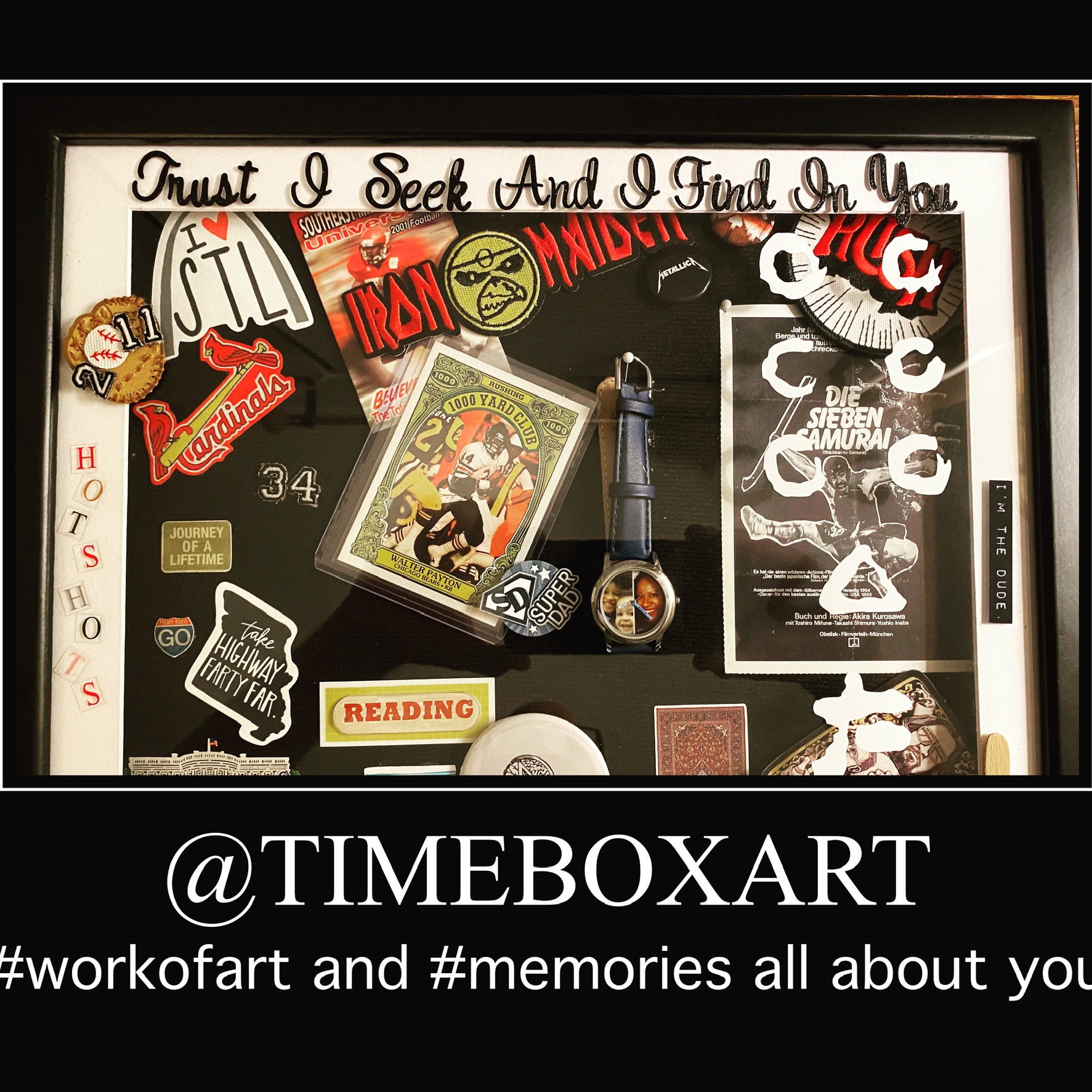 TimeBox Shadow Box Cápsula Custom Mixed Media Art - Etsy España