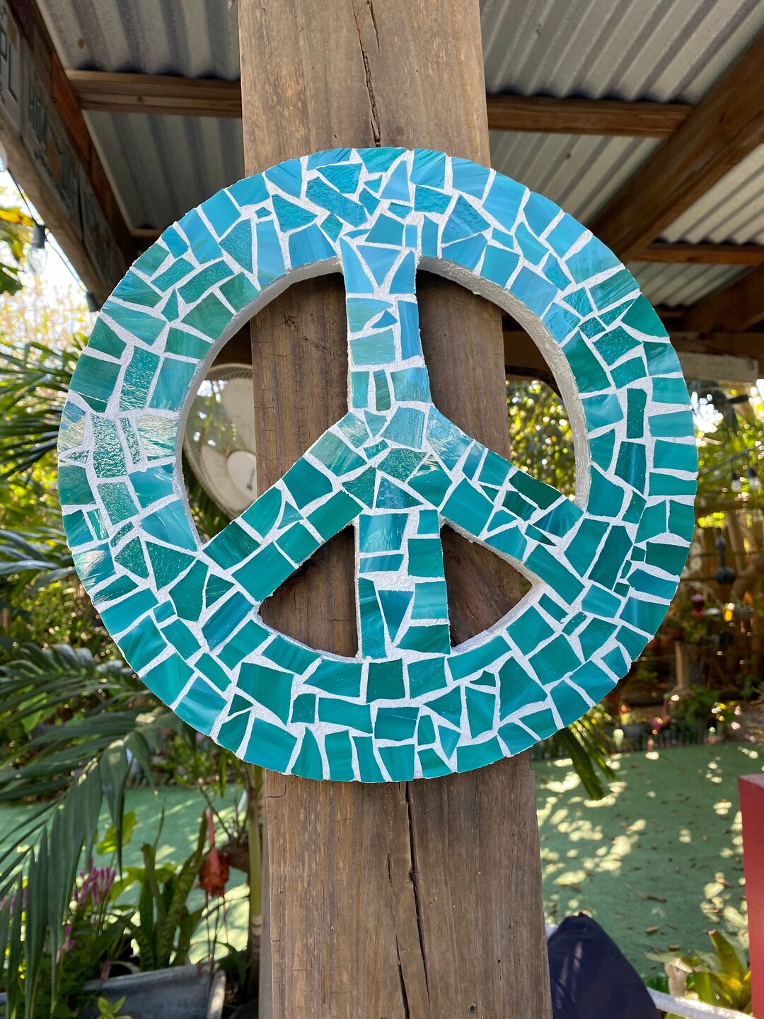 Peace Sign Stained Glass - Etsy
