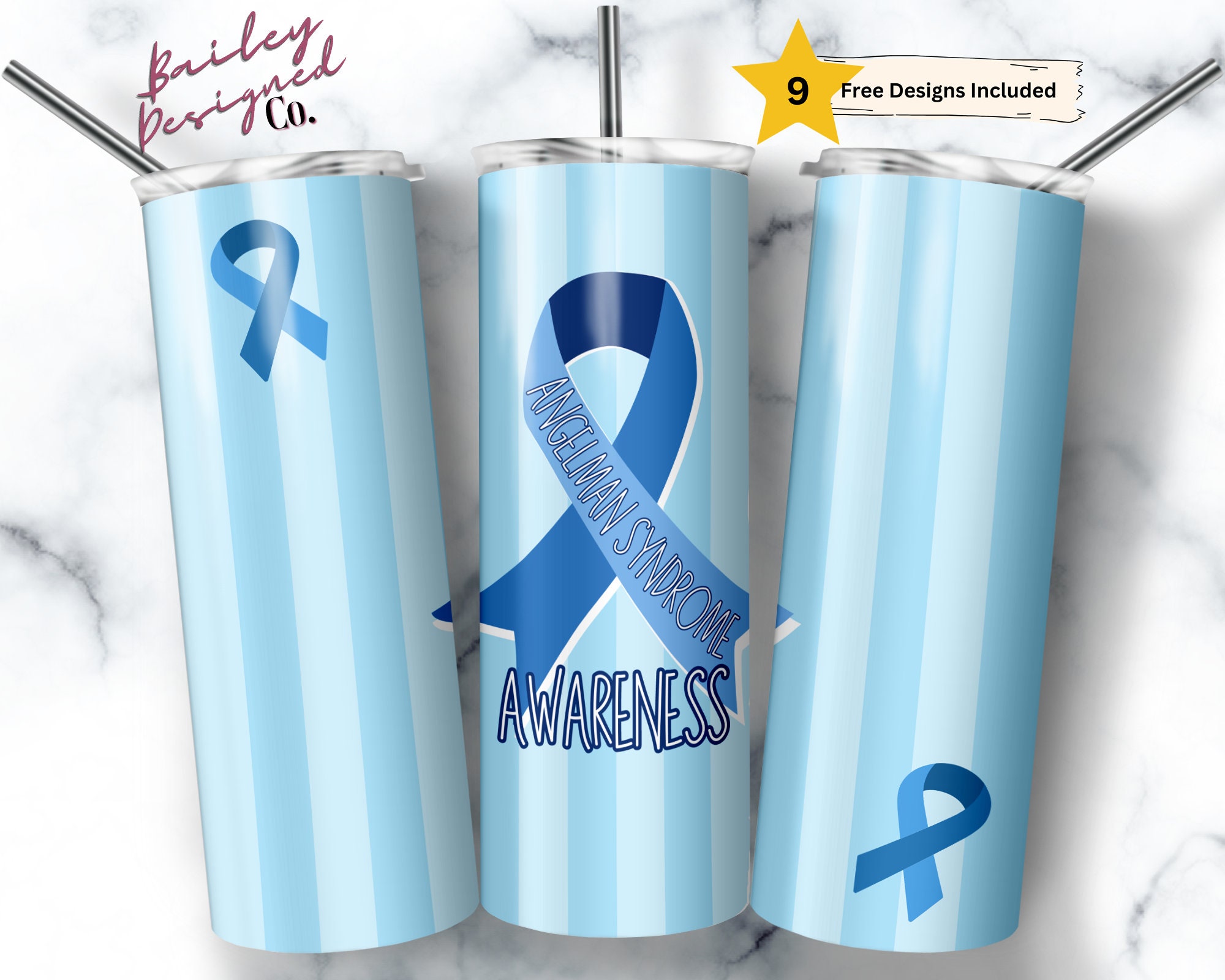 Angelman Syndrome Awareness Ribbon