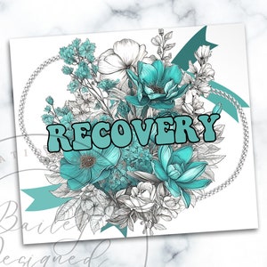 Addiction Recovery 20 Oz Skinny Tumbler Sublimation Design Digital ...