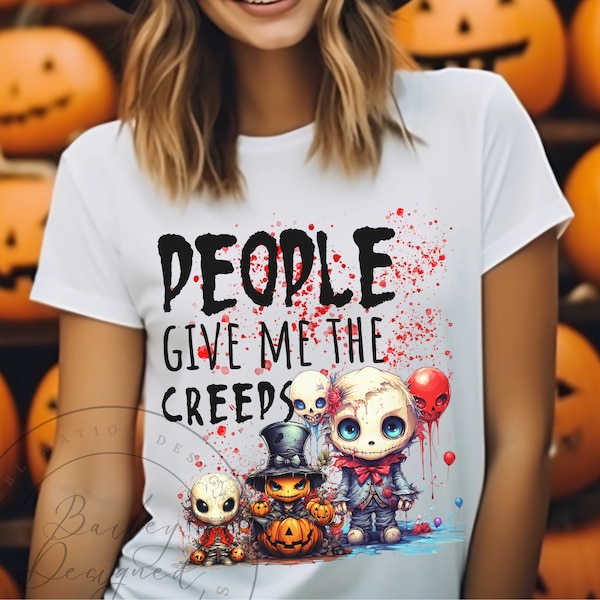 People Give Me the Creeps Png - Etsy