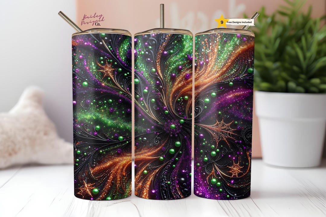 Spooky Season Halloween Tumbler Wrap 20 Oz Skinny Tumbler Sublimation ...