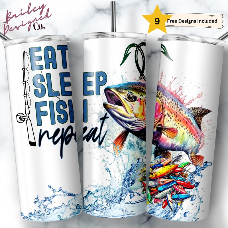 Eat Sleep Fish - Etsy