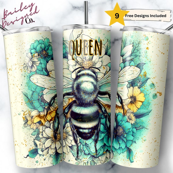 Queen Bee Tumbler - Etsy
