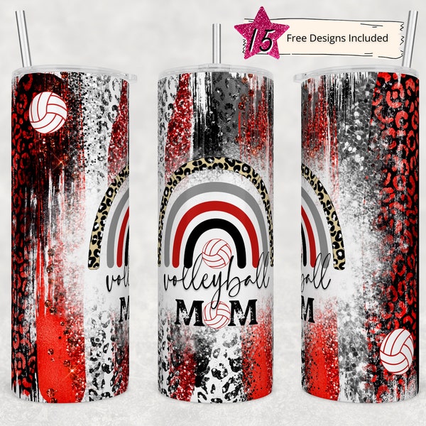 Volleyball Mom Tumbler Svg - Etsy