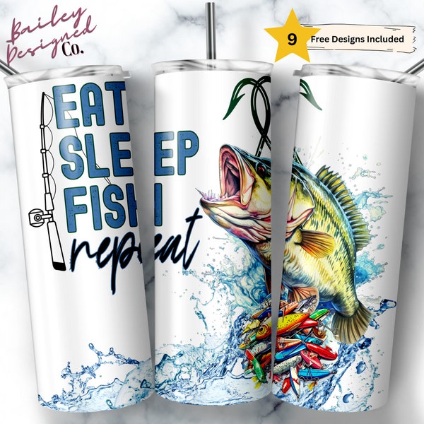 Eat Sleep Fish - Etsy