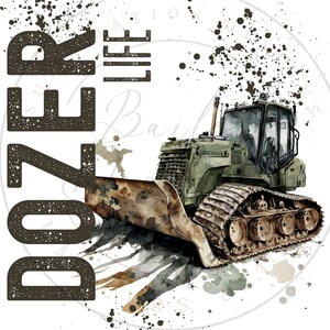 Bulldozer PNG, Dozer Life Digital Download, Construction Worker ...