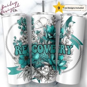 Addiction Recovery 20 Oz Skinny Tumbler Sublimation Design Digital ...
