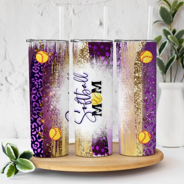 Purple Softball Mom Png - Etsy