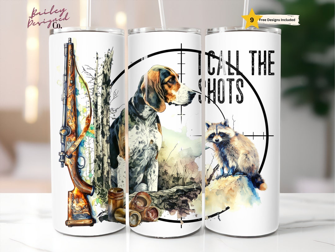 Treeing Walker Coonhound Hunting 20 Oz Skinny Tumbler Sublimation ...
