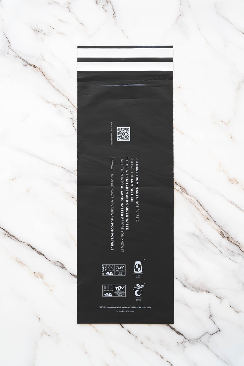 100% Compostable Mailer Eco-friendly Biodegradable Satchel Post ...