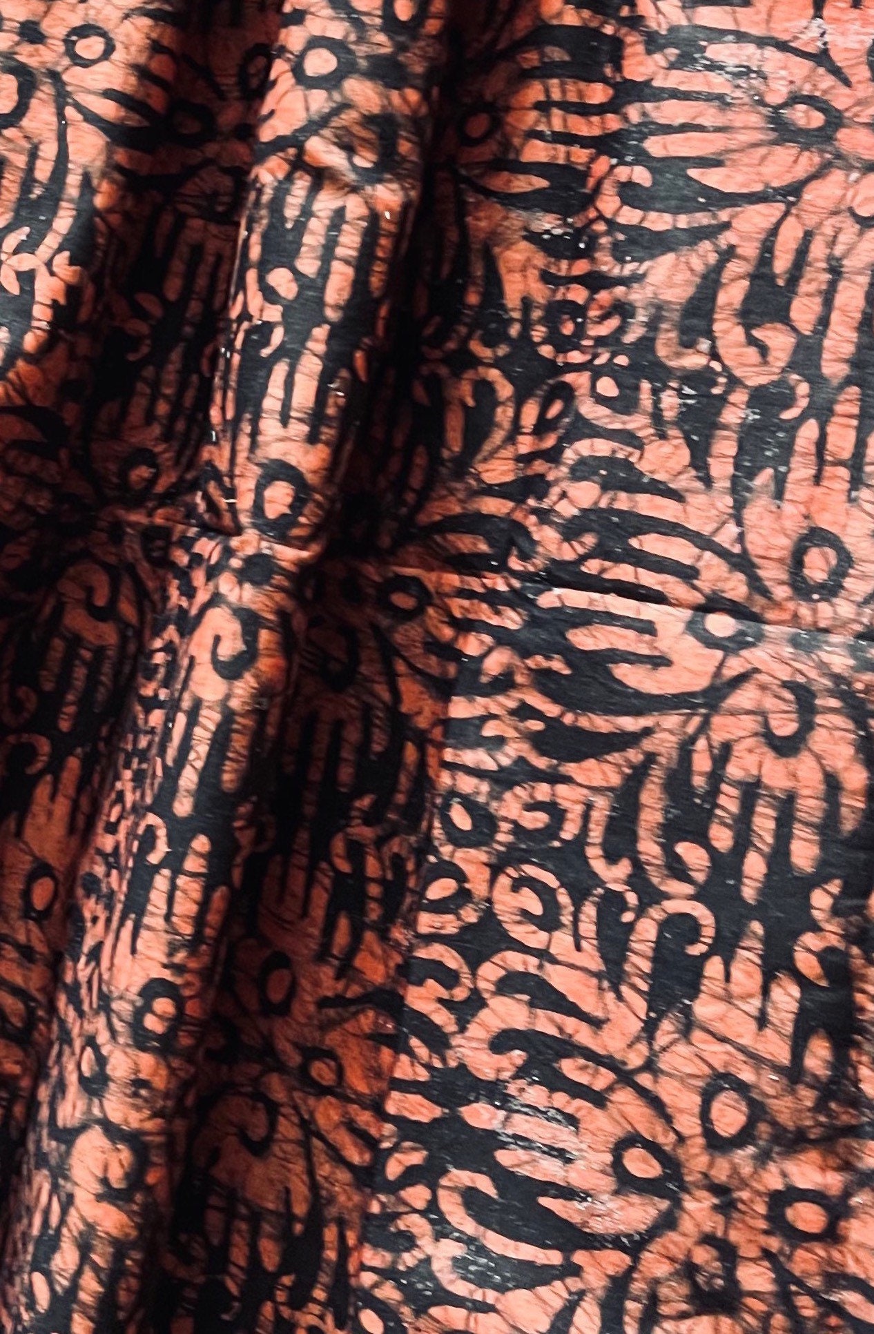 4.5 Yards Adire Fabric Handmade Batik Adire Nigerian Adire - Etsy