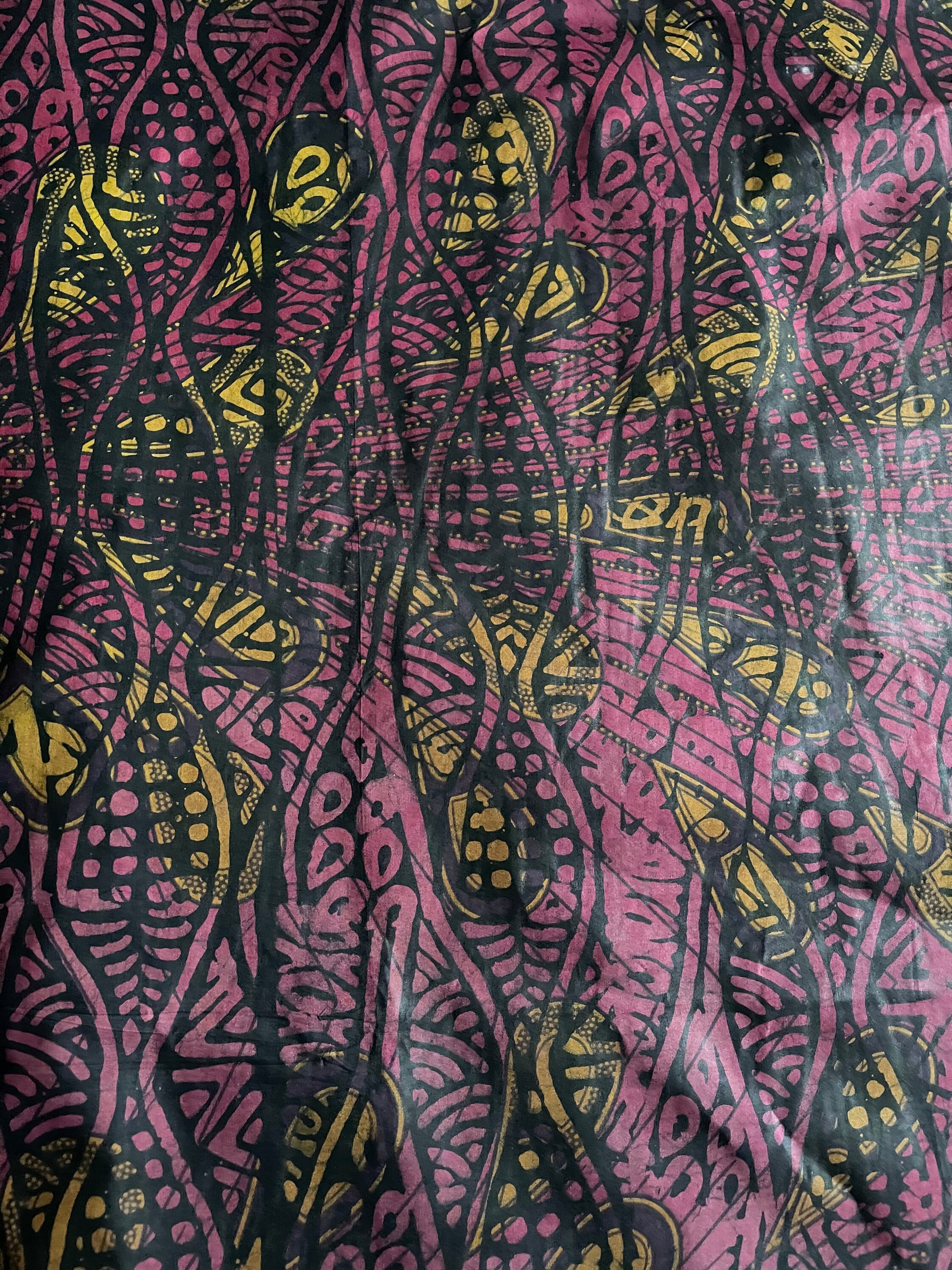 4.5 yards Handmade Batik Nigerian Adire African Fabric Tie | Etsy