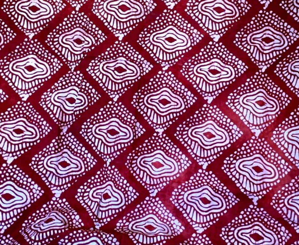 4.5 yards Handmade Batik Fabric Ethnic/Tribal Fabric | Etsy