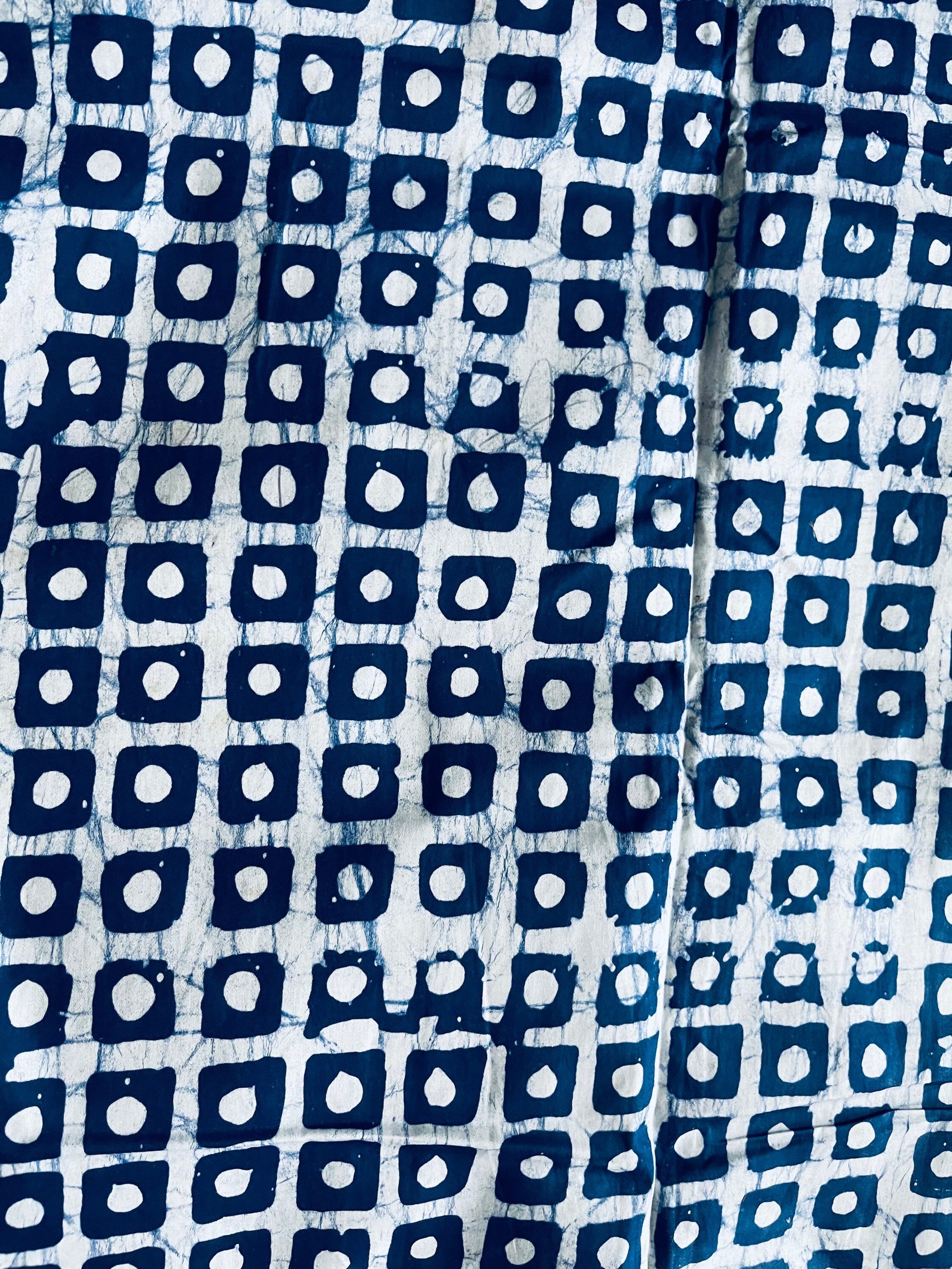 Batik hecho a mano de 2.5 yardas Adire nigeriano tela | Etsy