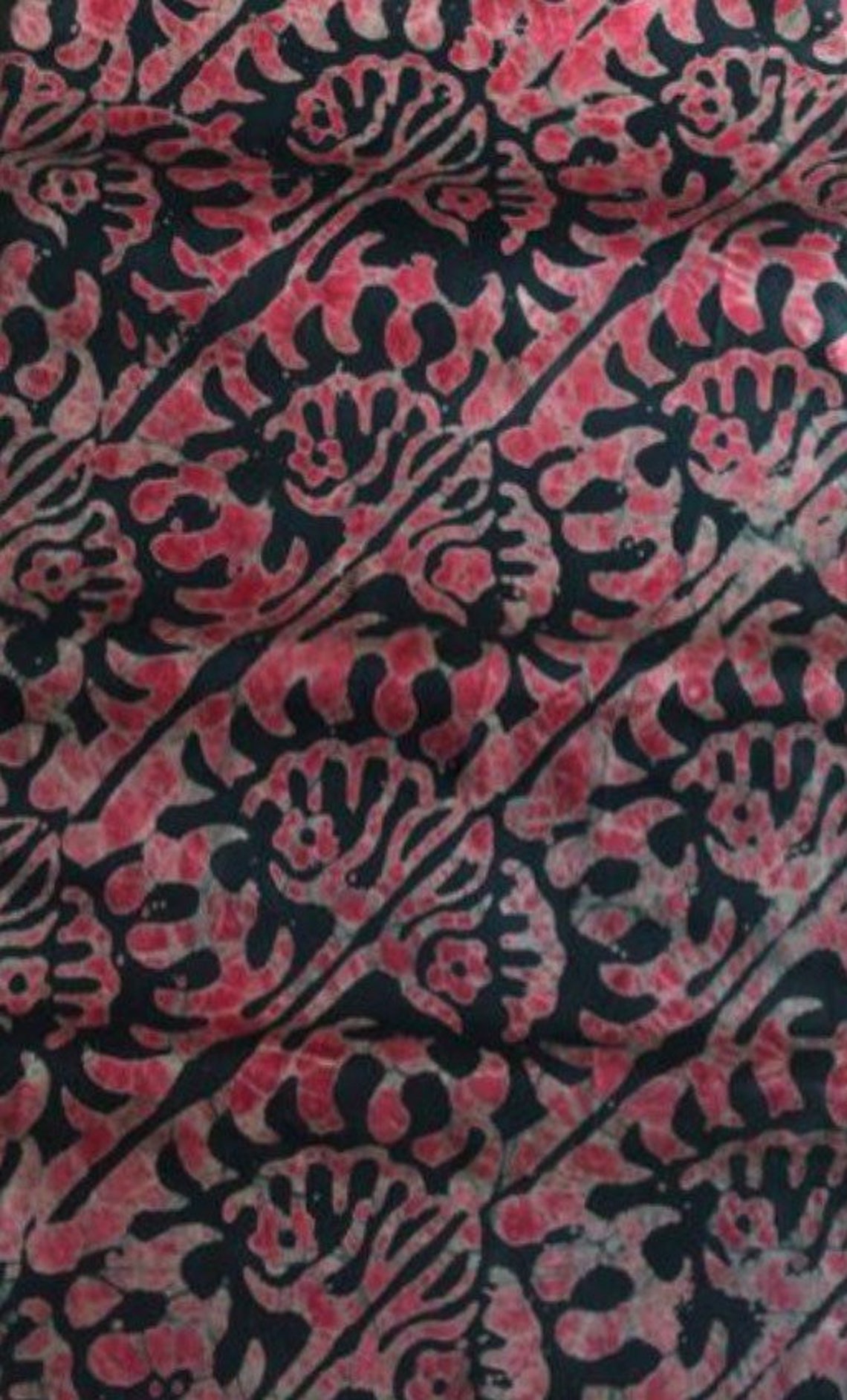 2 Yards Handmade Batik Nigerian Adire African Fabric Tie - Etsy