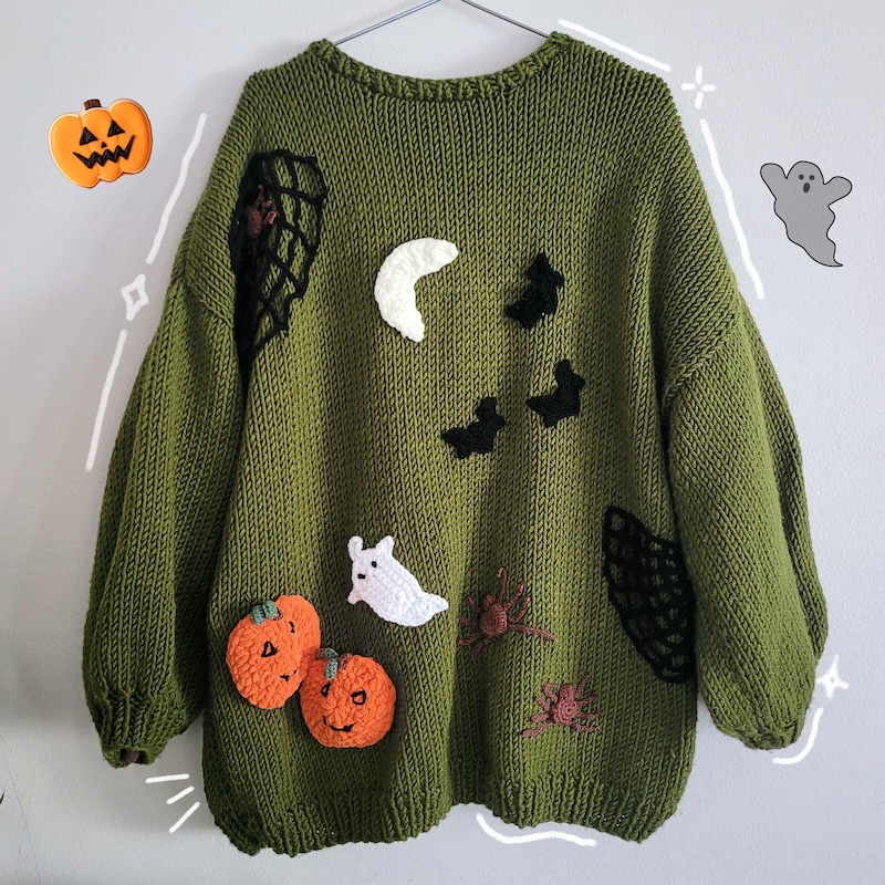 Halloween Sweaters - Etsy