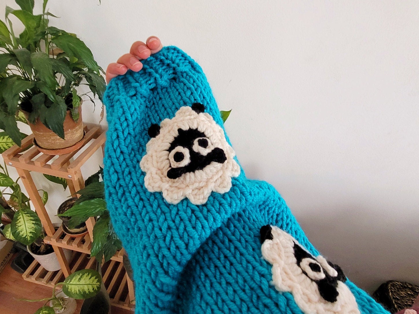 Cute Sheep Cardigan Sweater Chunky Knit Cardi Cropped - Etsy Canada