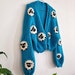 Cute Sheep Cardigan Sweater Chunky Knit Cardi Cropped - Etsy