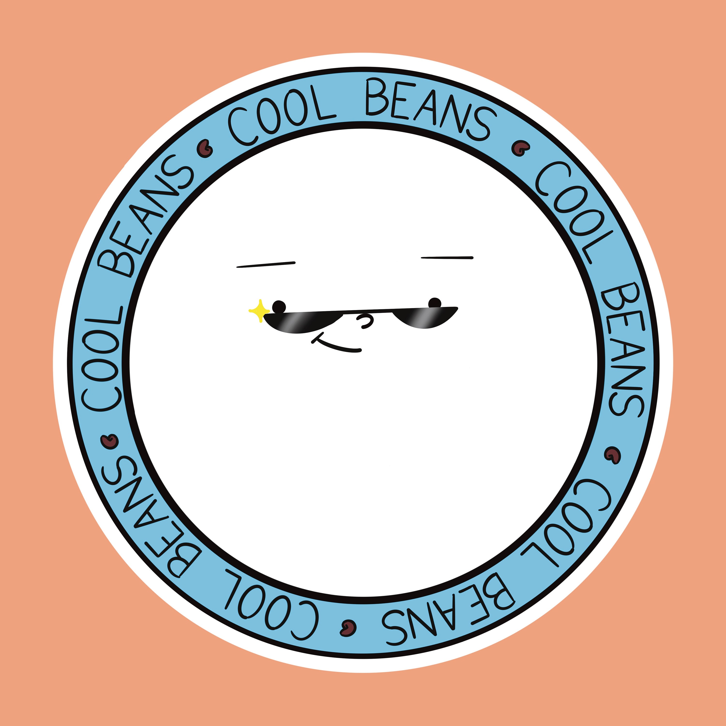 Cool Beans Vinyl Sticker Weatherproof Decal - Etsy