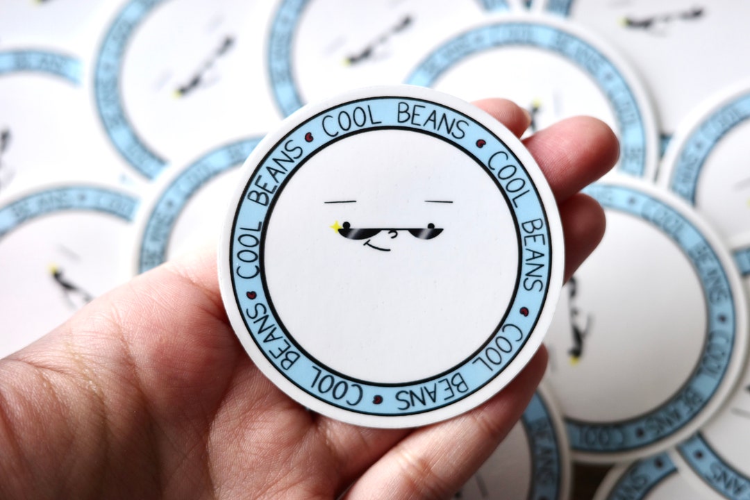 Cool Beans Vinyl Sticker | Weatherproof Decal - Etsy