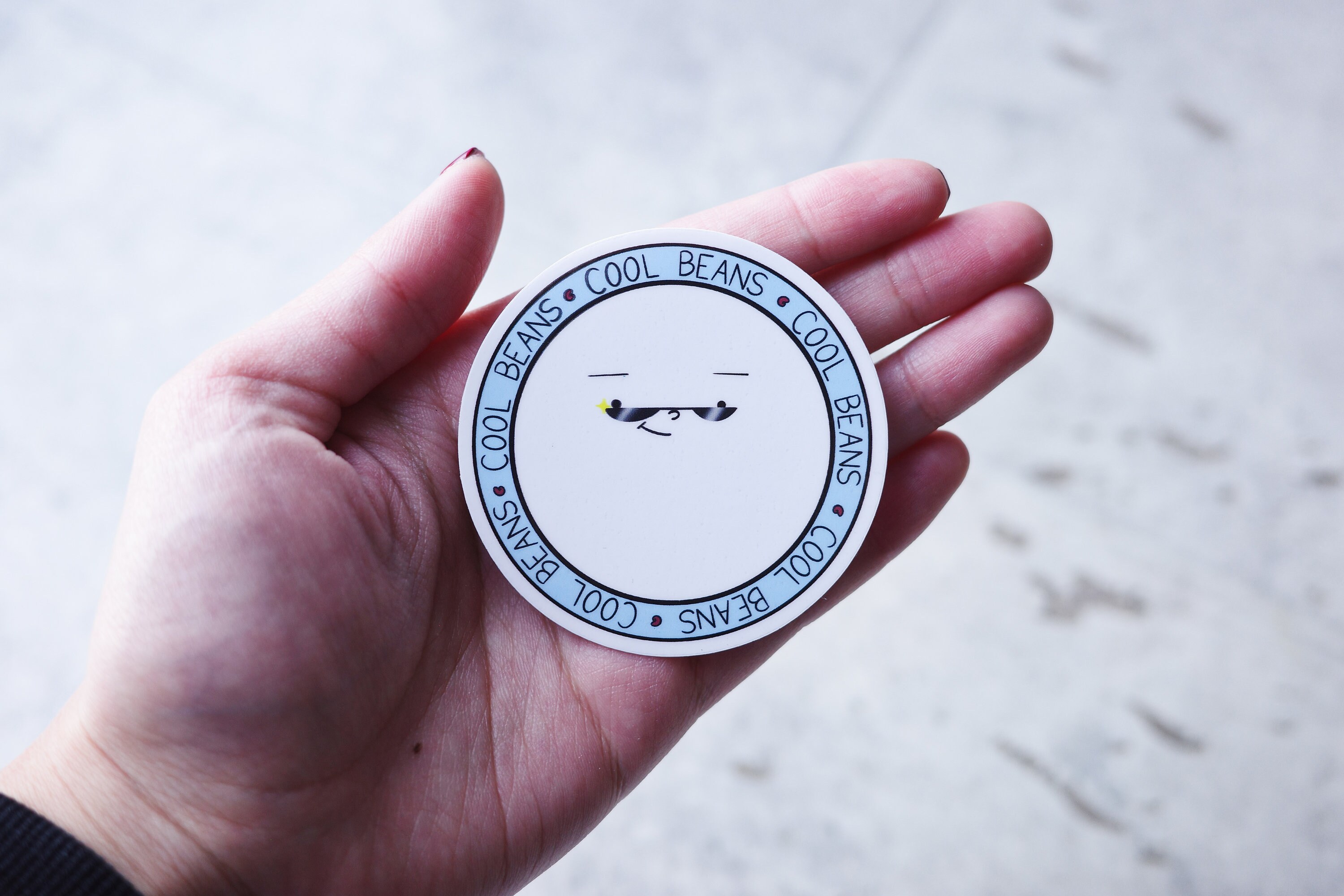 Cool Beans Vinyl Sticker Weatherproof Decal - Etsy