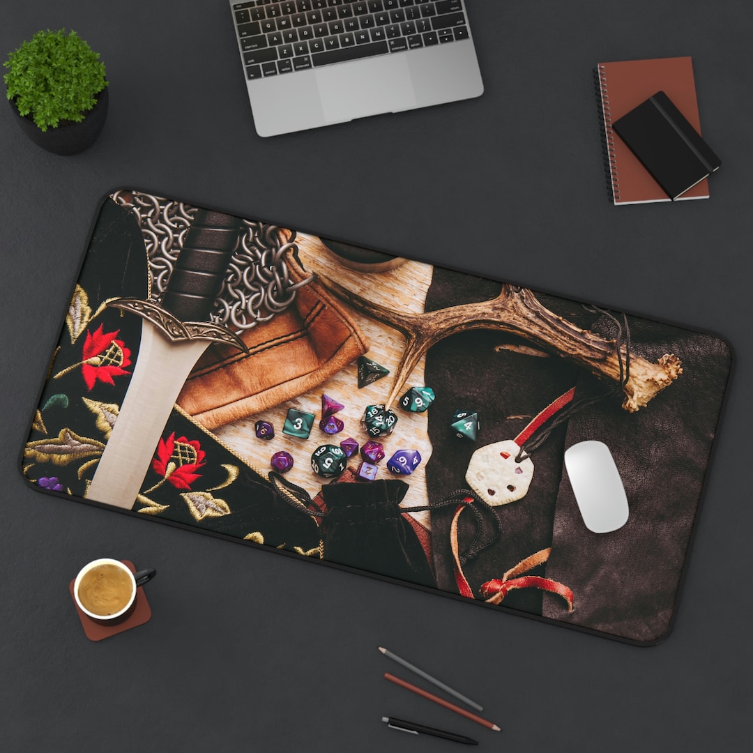 Fantasy RPG Desk Mat: Dnd Gamer Mousepad - Etsy