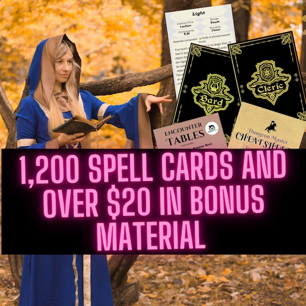Dnd 5e Scroll Cards - Etsy