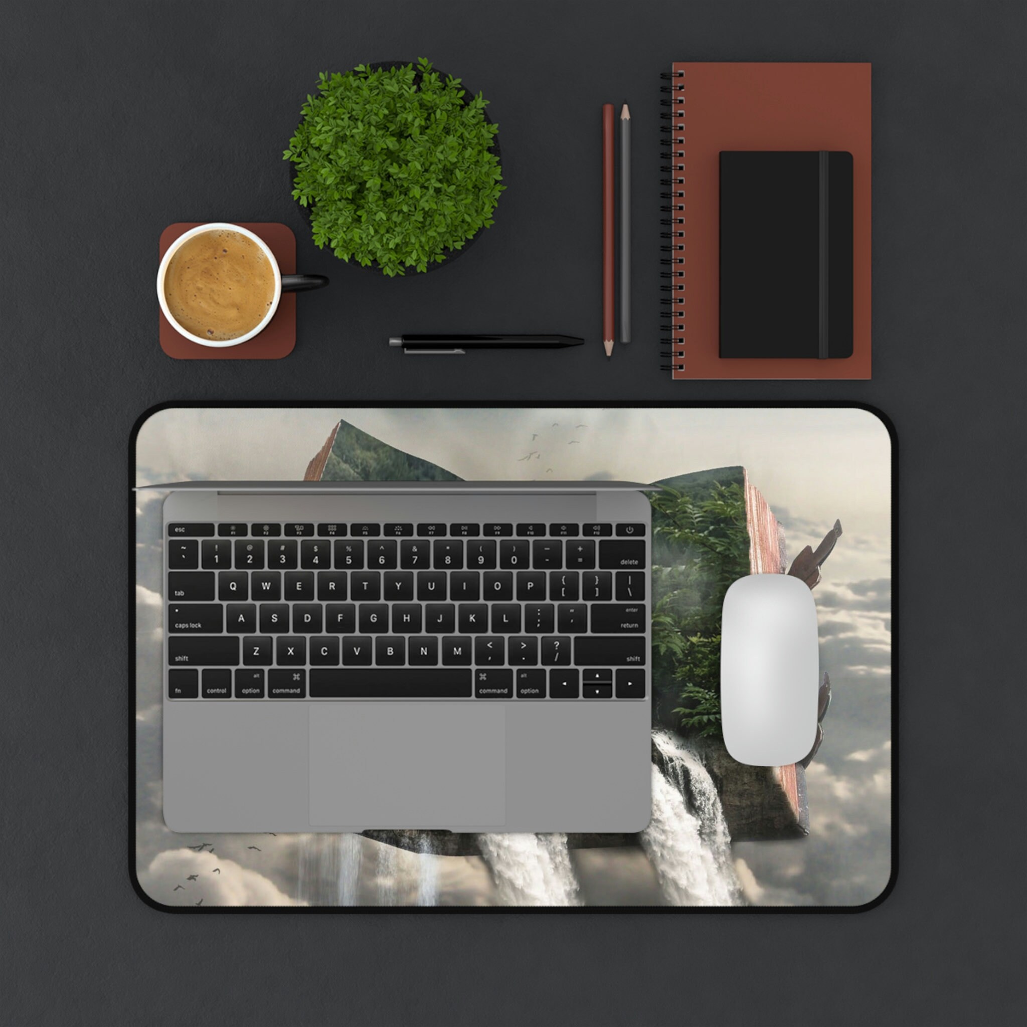 Magical Book Desk Mat, Dnd Mat, D&D Desk Pad, XL Mousepad, Fantasy ...