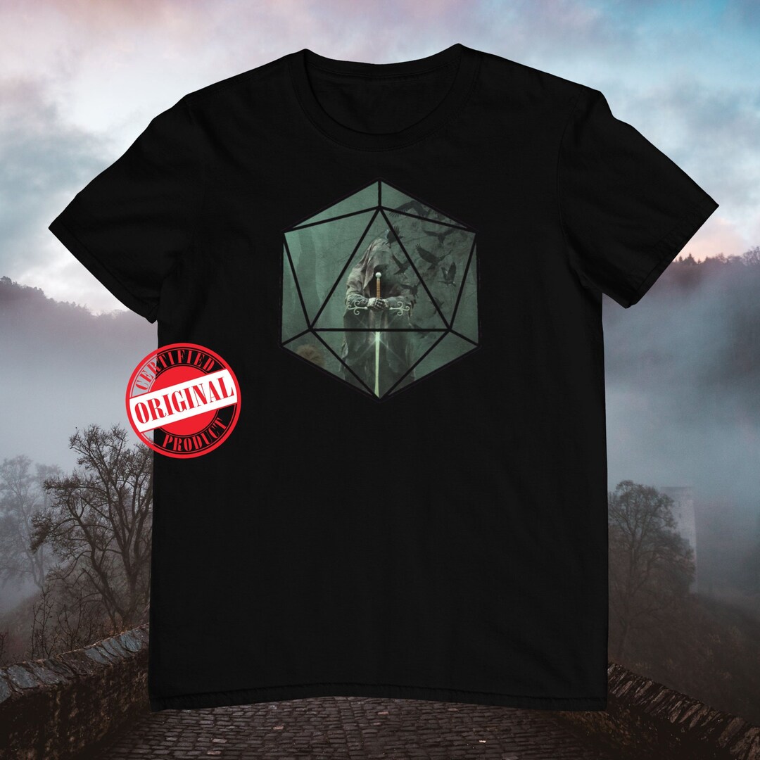 D20 Wraith Knight D&D Shirt Dungeons and Dragons Shirt Dungeon Master ...