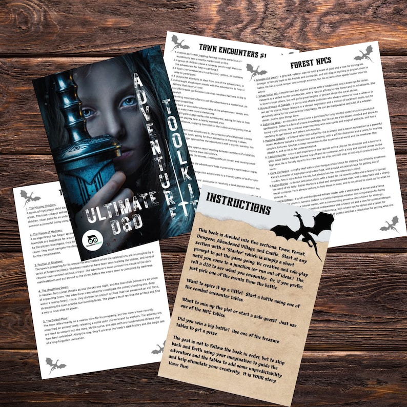 Ultimate Dandd Adventure Toolkit Dungeon Master Dnd Tools Ttrpg D20 Guides Dnd Digital Download