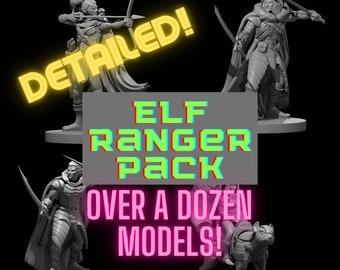 Elf Ranger Stl - Etsy