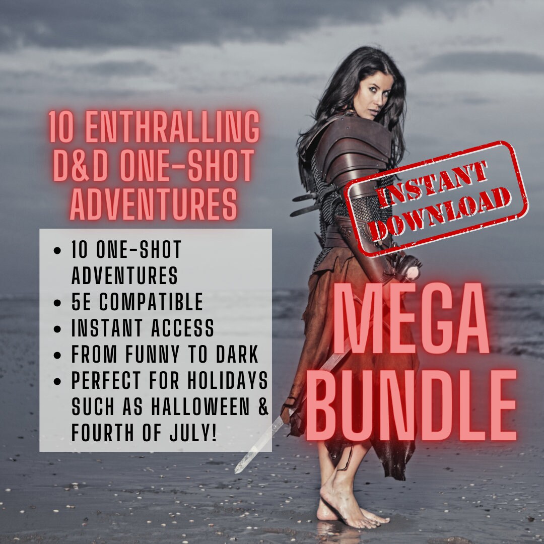 D&D One-shot Adventures: 10 TTRPG Modules (digital Download) - Etsy