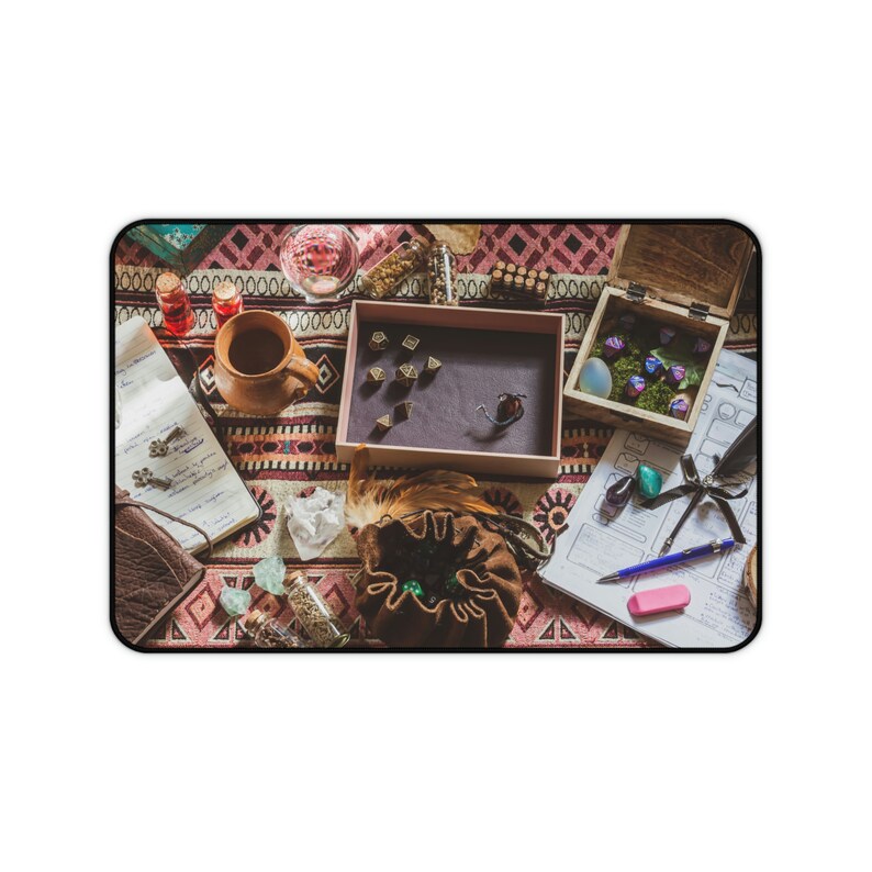 Tabletop Gaming Desk Mat, Dnd Mat, D&D Desk Pad, XL Mousepad, Office ...