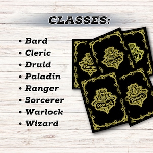 Dnd Spell Cards Mega Bundle: 1200+ Cards for Every Class (PDF) - Etsy