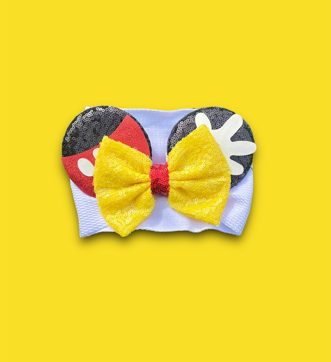 Mouse Ear Hair Bow, Mouse Ears for Toddlers, Mouse Ears for Baby, Mouse ...