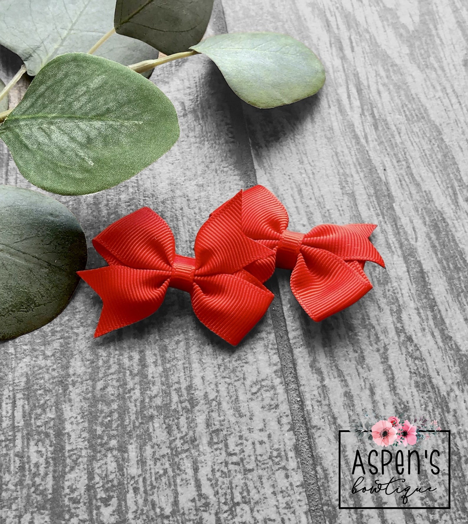 Red Bows for Babies Red Bow Clip Red Bows for Toddler Red | Etsy