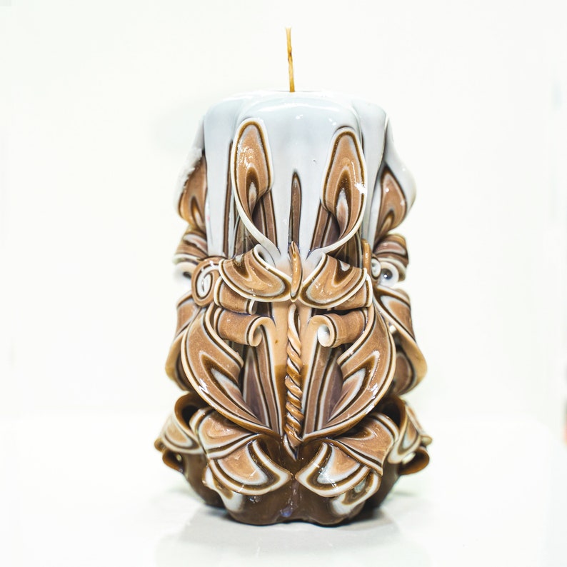 Carved Candle Artisan, Handcrafted Decorative Dipped Candle, Home Decor ...