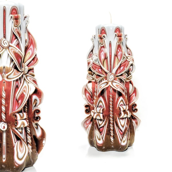 Hand Carved Candle - Etsy