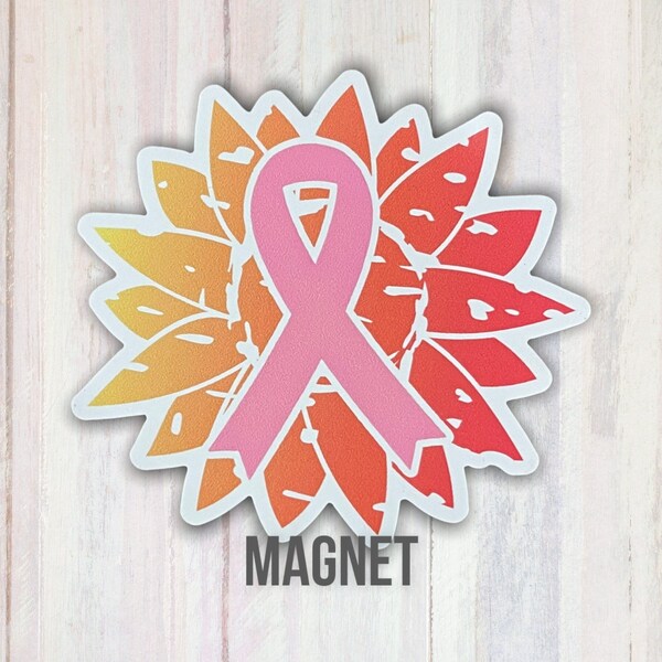 Breast Cancer Magnet - Etsy