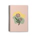 Pink Watercolor Hand-drawn Flowers Spiral Notebook for Girls - Etsy