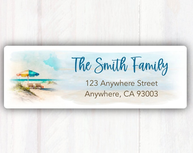 Set of 30 Address Labels Weatherproof Labels Return Address Stickers ...