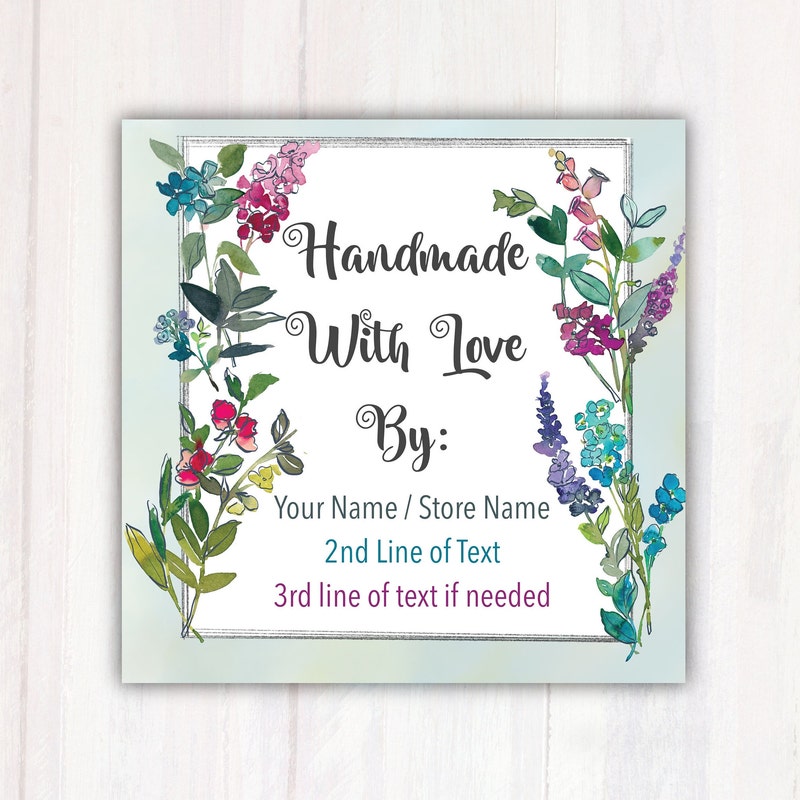 Labels for Handmade Items - Etsy