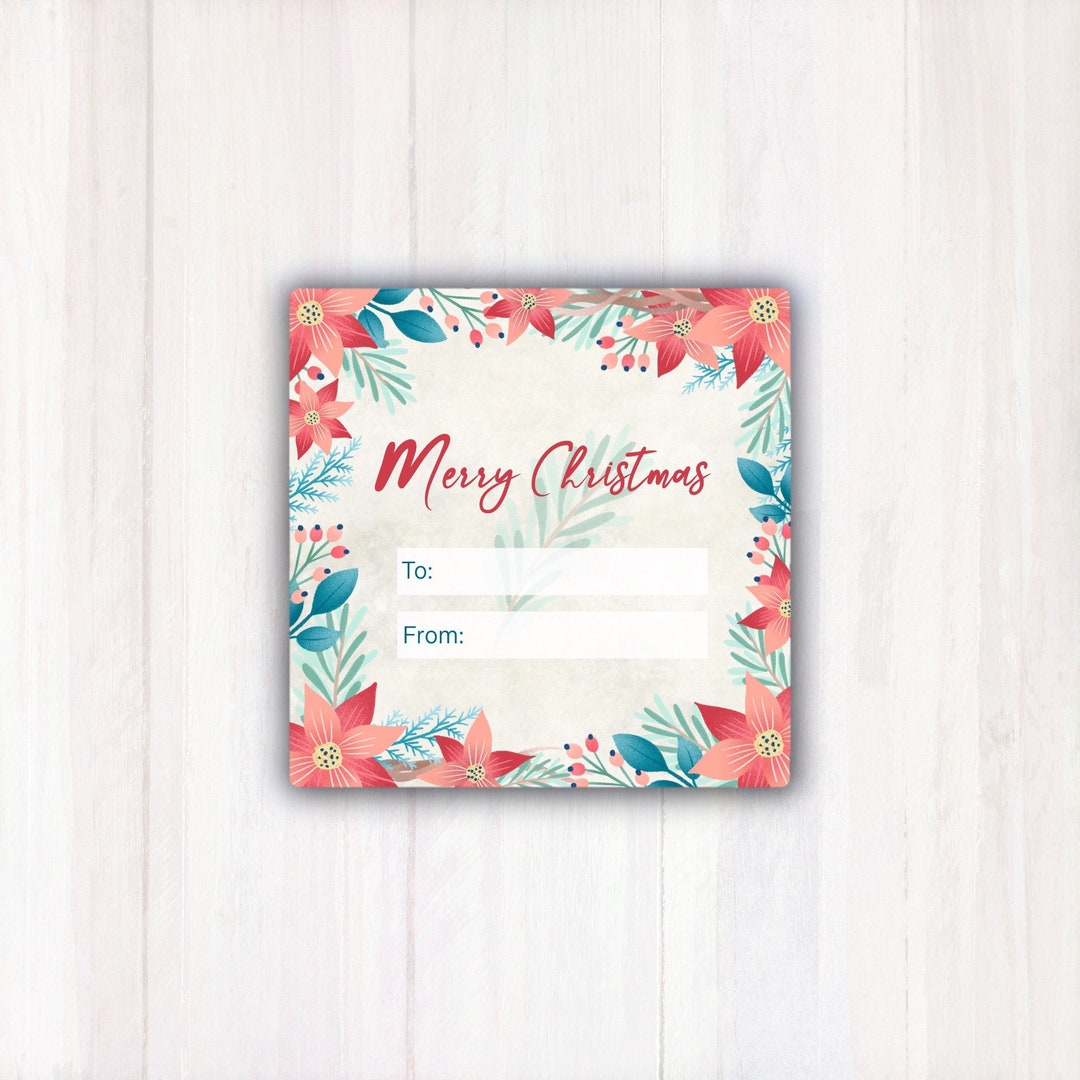 Christmas to From Stickers - to From Holiday Labels - Christmas to From ...