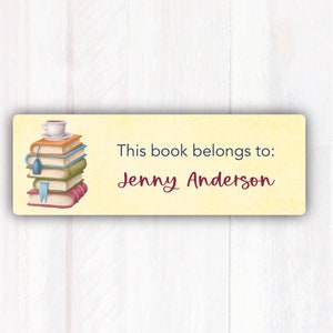 This Book Belongs to Labels - Personalized Book Belongs to Stickers ...