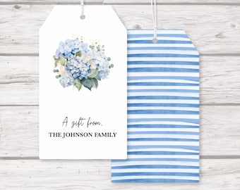 Hydrangea Gift Tags sets of 8 Hydrangea Gift Tags Hydrangea Tag ...