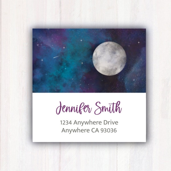 Outer Space Labels - Etsy