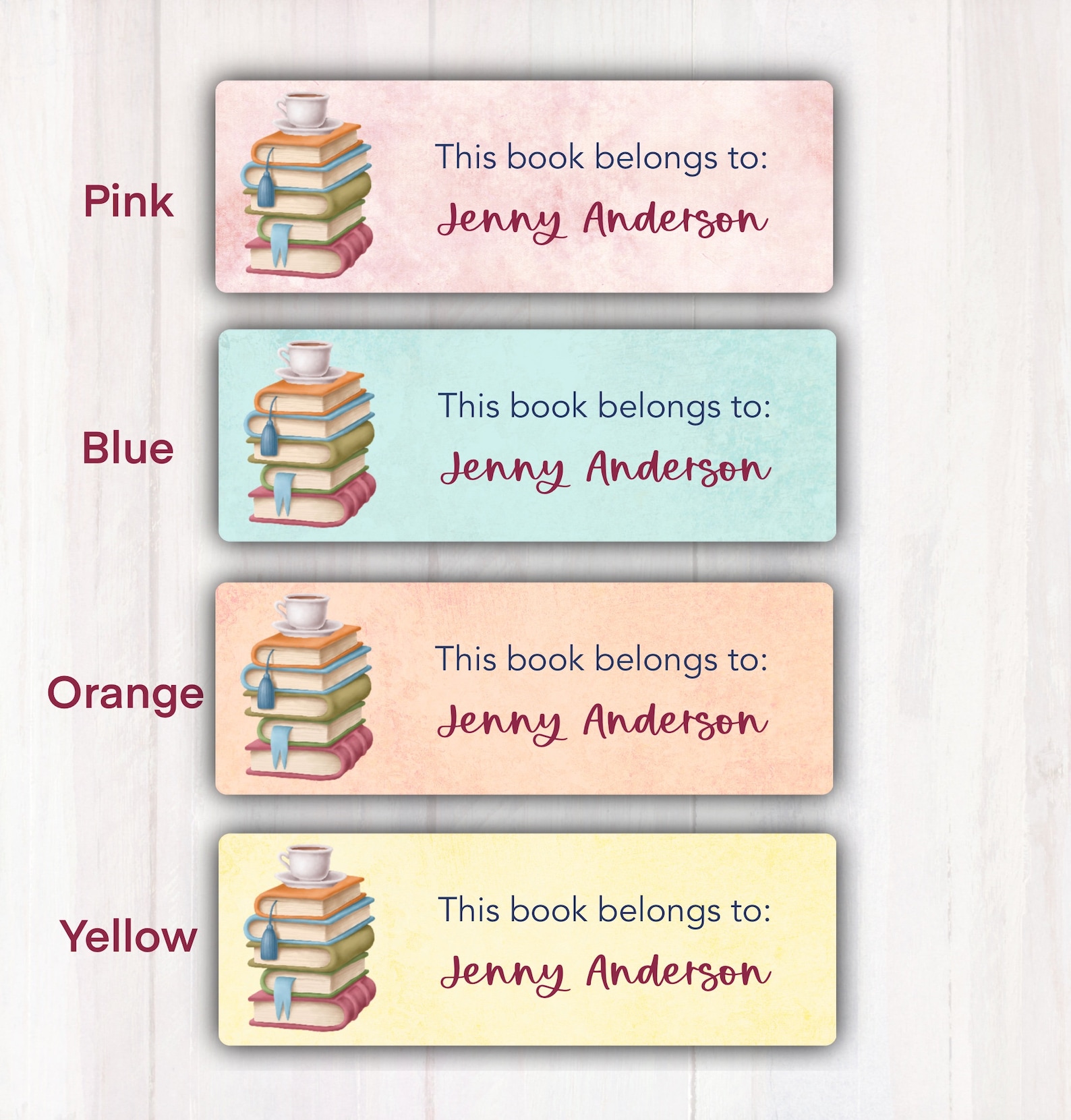 This Book Belongs to Labels Personalized Book Belongs to - Etsy